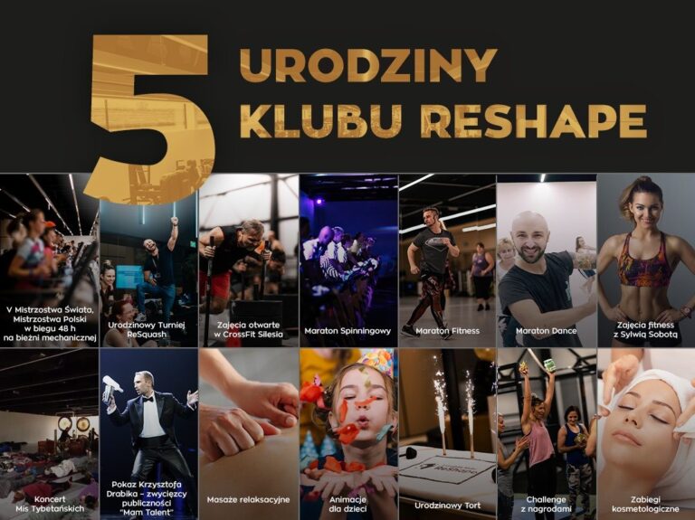 Trzy dni atrakcji z okazji 5 urodzin ReShape Fitness - Zabrze24.info